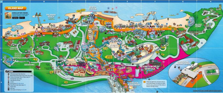Sentosa-Map | ตะลอนเที่ยวดอทคอม