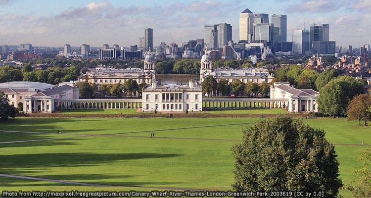 ย่านกรีนิช (Greenwich) เส้นแบ่งเวลา GMT 0 - ตะลอนเที่ยวดอทคอม | ตะลอน ...