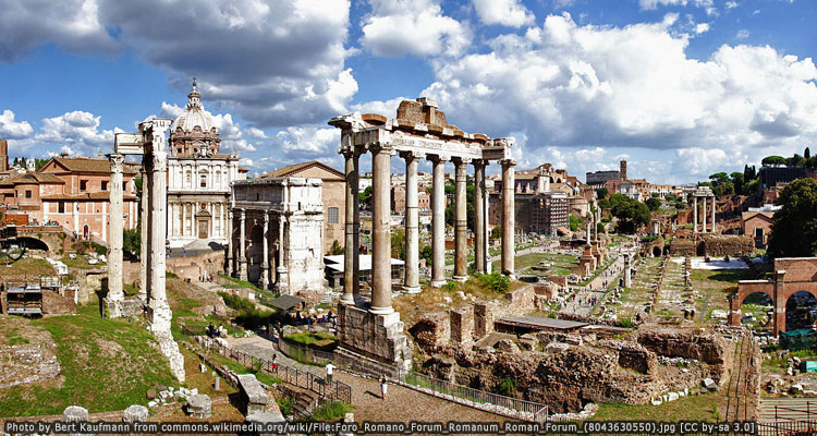 ซากโบราณสถาน Roman Forum | ตะลอนเที่ยวดอทคอม