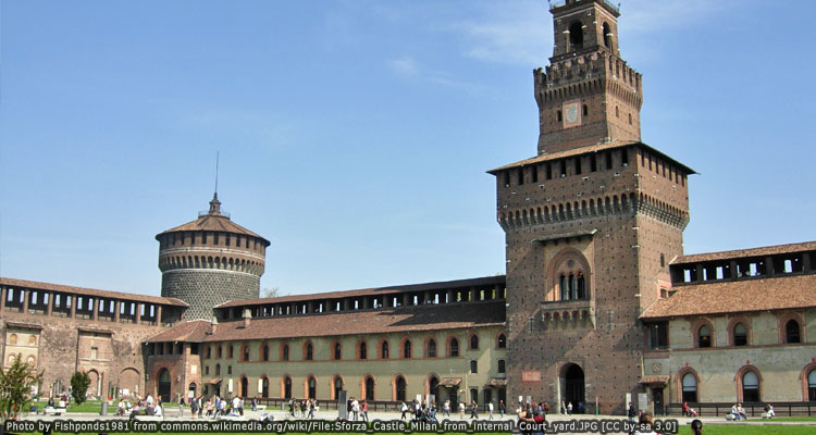 ปราสาท Castello Sforzesco – ตะลอนเที่ยวดอทคอม | ตะลอนเที่ยวดอทคอม